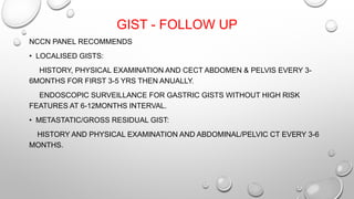 MANAGEMENT OF GIST involving medical and surgical.pptx