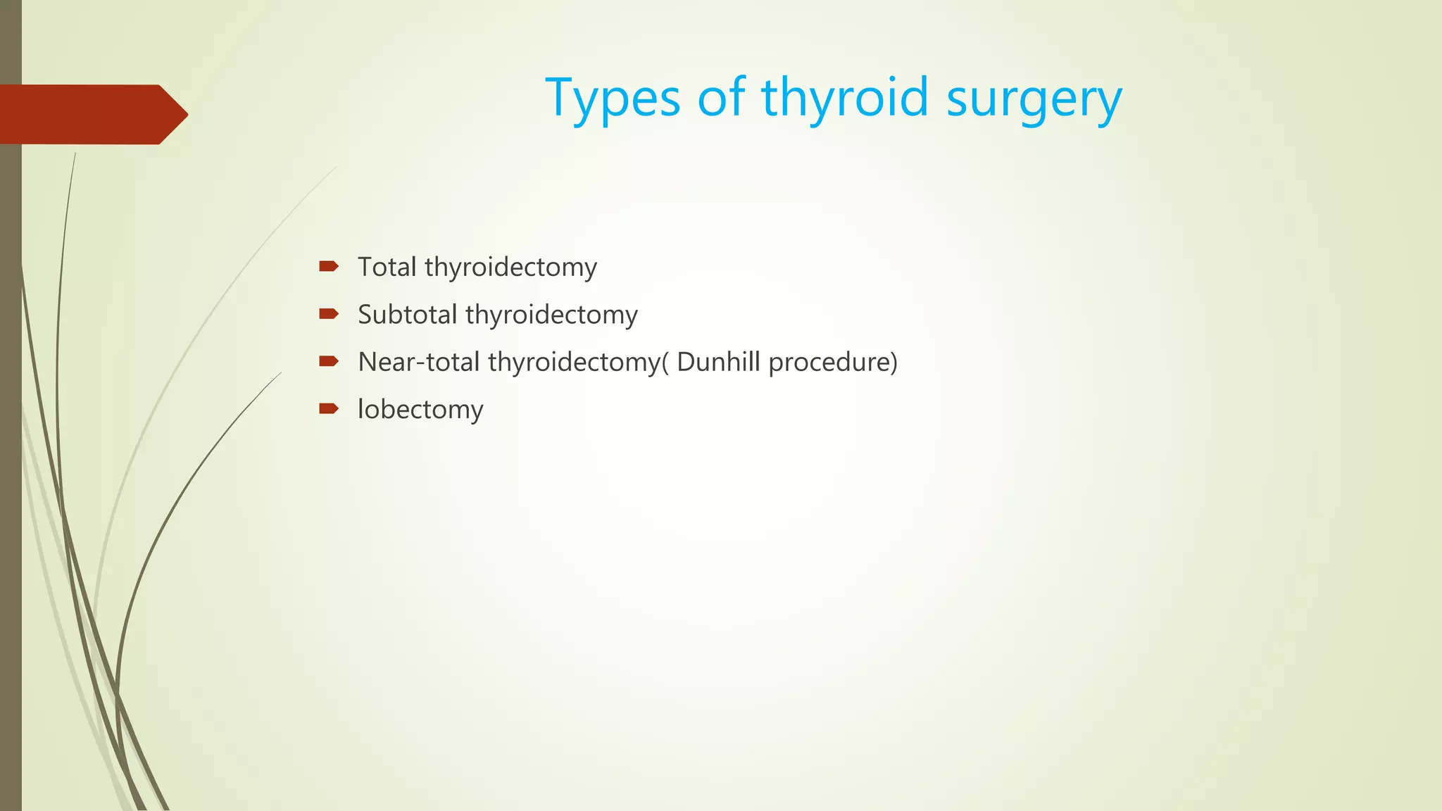 Management of goiter | PPTX