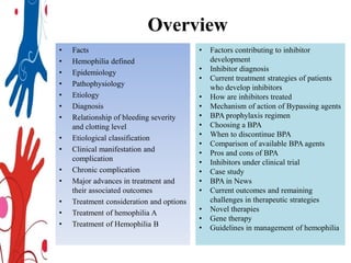 Management of haemophilia | PPTX