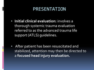 Management of head injury | PPTX