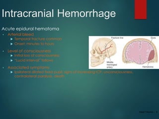 management of head trauma.ppt for medical students | PPT