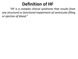 Management of heart failure.part 1 | PPT