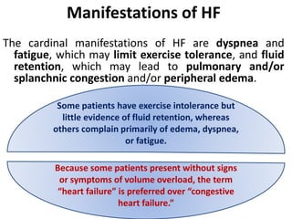 Management of heart failure.part 1 | PPTX
