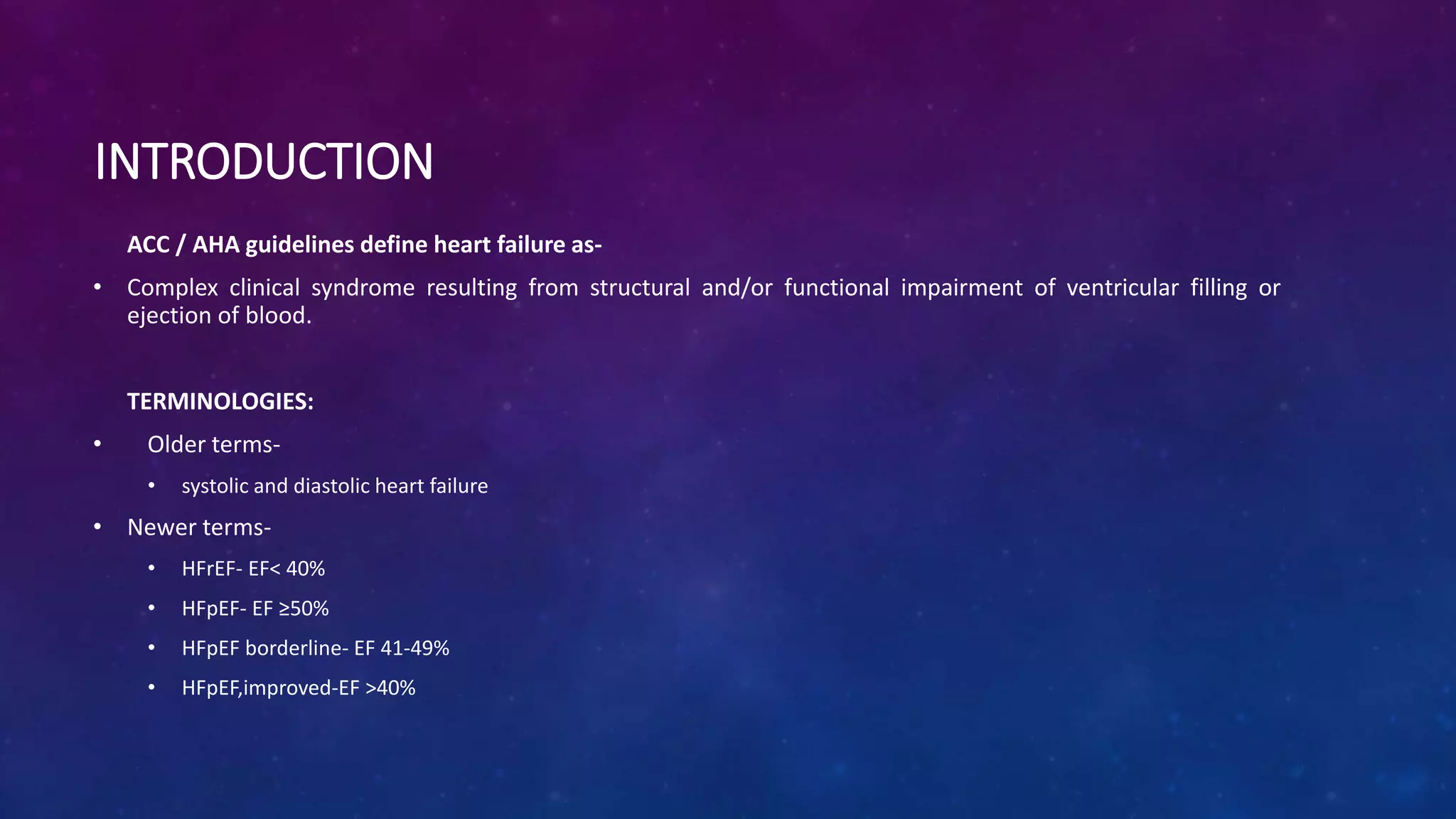 Management of heart failure with preserved ejection fraction | PPTX