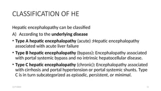 MANAGEMENT OF HEPATIC ENCEPHALOPATHY BY DR JIKA | PPTX