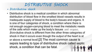 Management of hemmorhagic and non hemmorhagic shock | PPTX