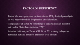 Management of hemophilia factor 8 deficiency | PPTX