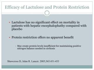 Management of hepatic encephalopathy | PPTX