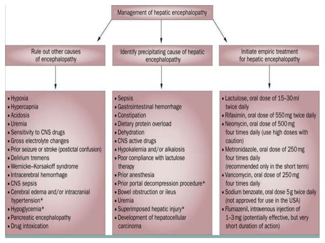Management of hepatic encephalopathy