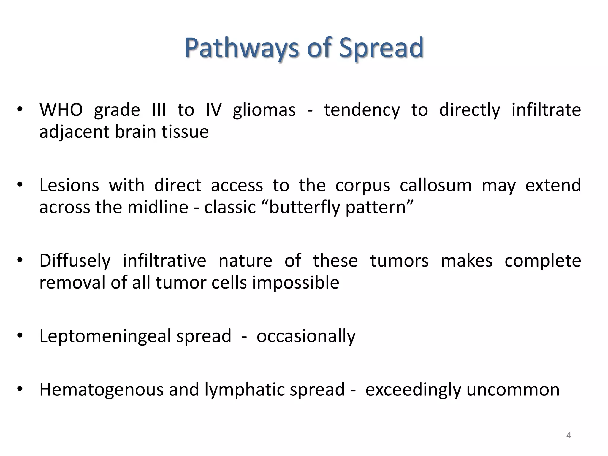 Management of high grade glioma | PPTX