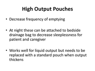 High Output Stoma, 一時的な人工肛門 , High Output Stoma Syndrome患者の術後経過への対応 ...