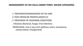 MANAGEMENT OF HIV.ppt