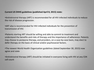 Management of HIV(proper) | PPTX