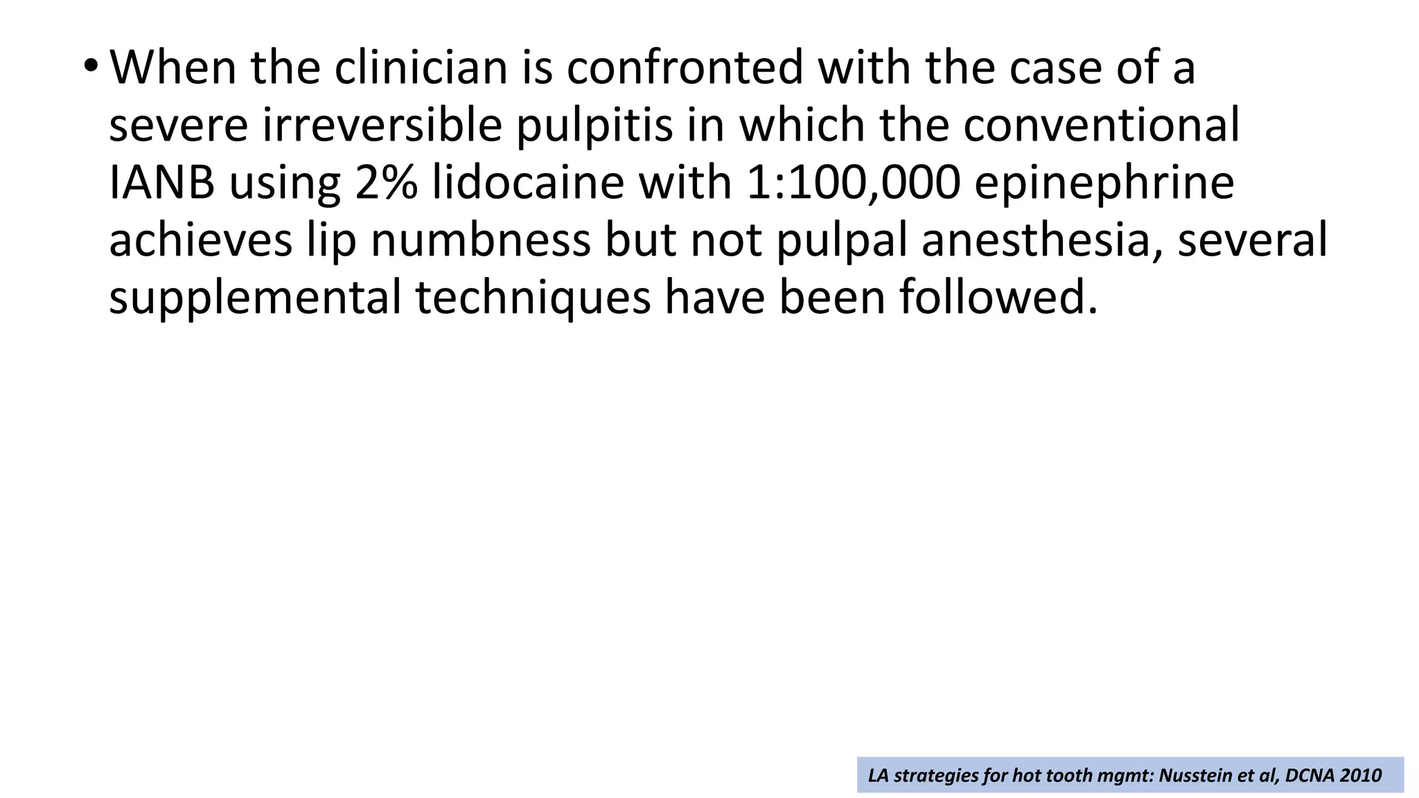 Management of hot tooth | PPTX