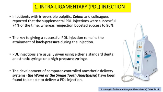 Management of hot tooth | PPTX