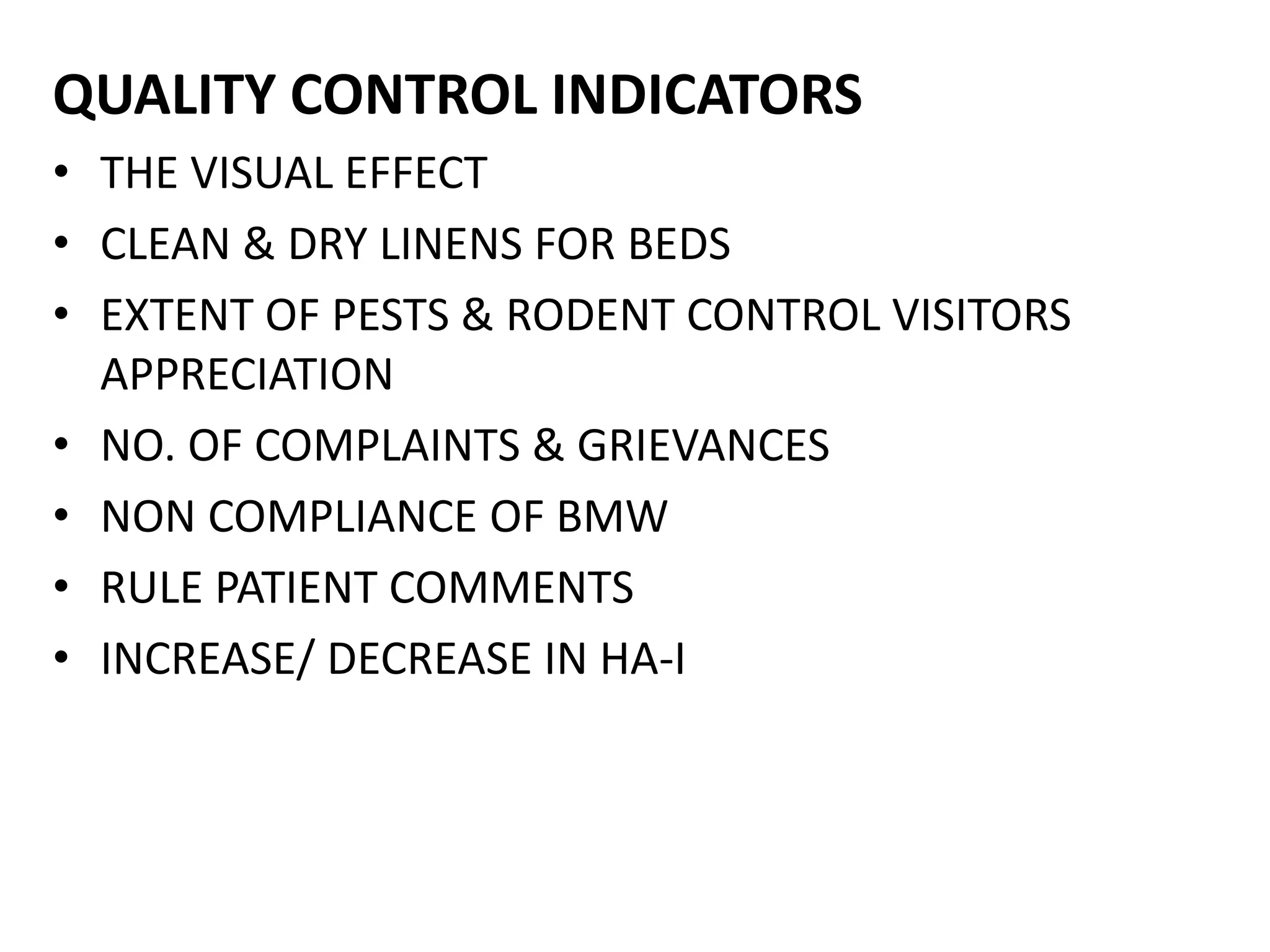 Management of housekeeping services in hospitals | PPTX
