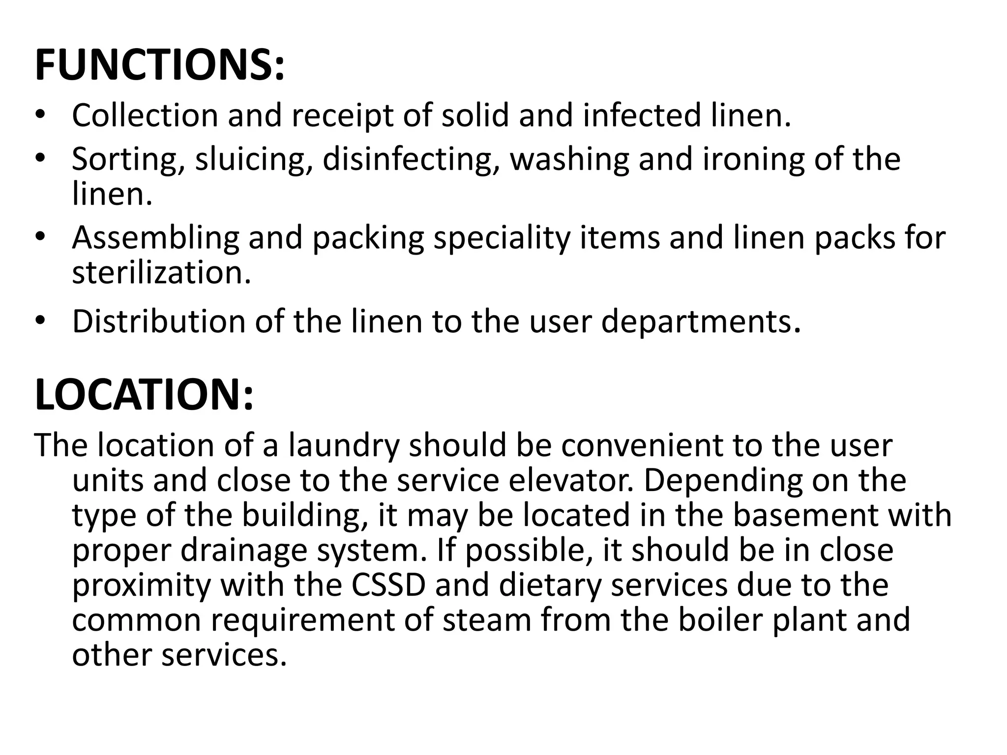 Management of housekeeping services in hospitals | PPTX