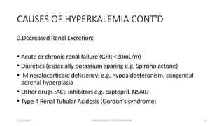 MANAGEMENT OF ACUTE AND CHRONIC HYPERKALEMIA.pptx