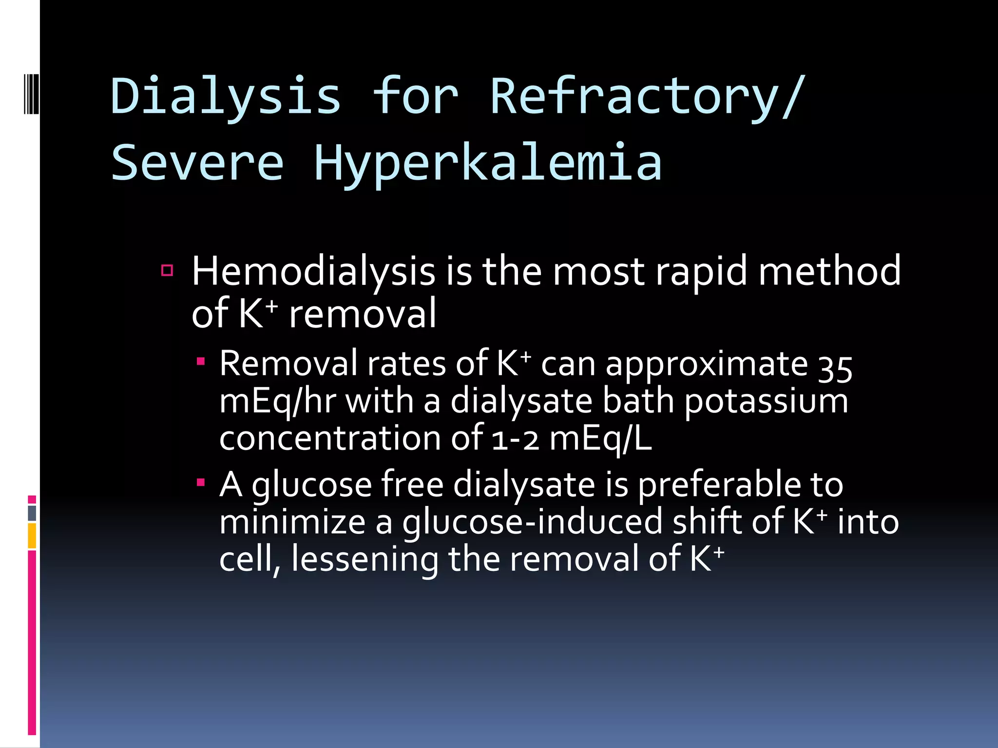 Management of hyperkalemia in ckd | PPTX