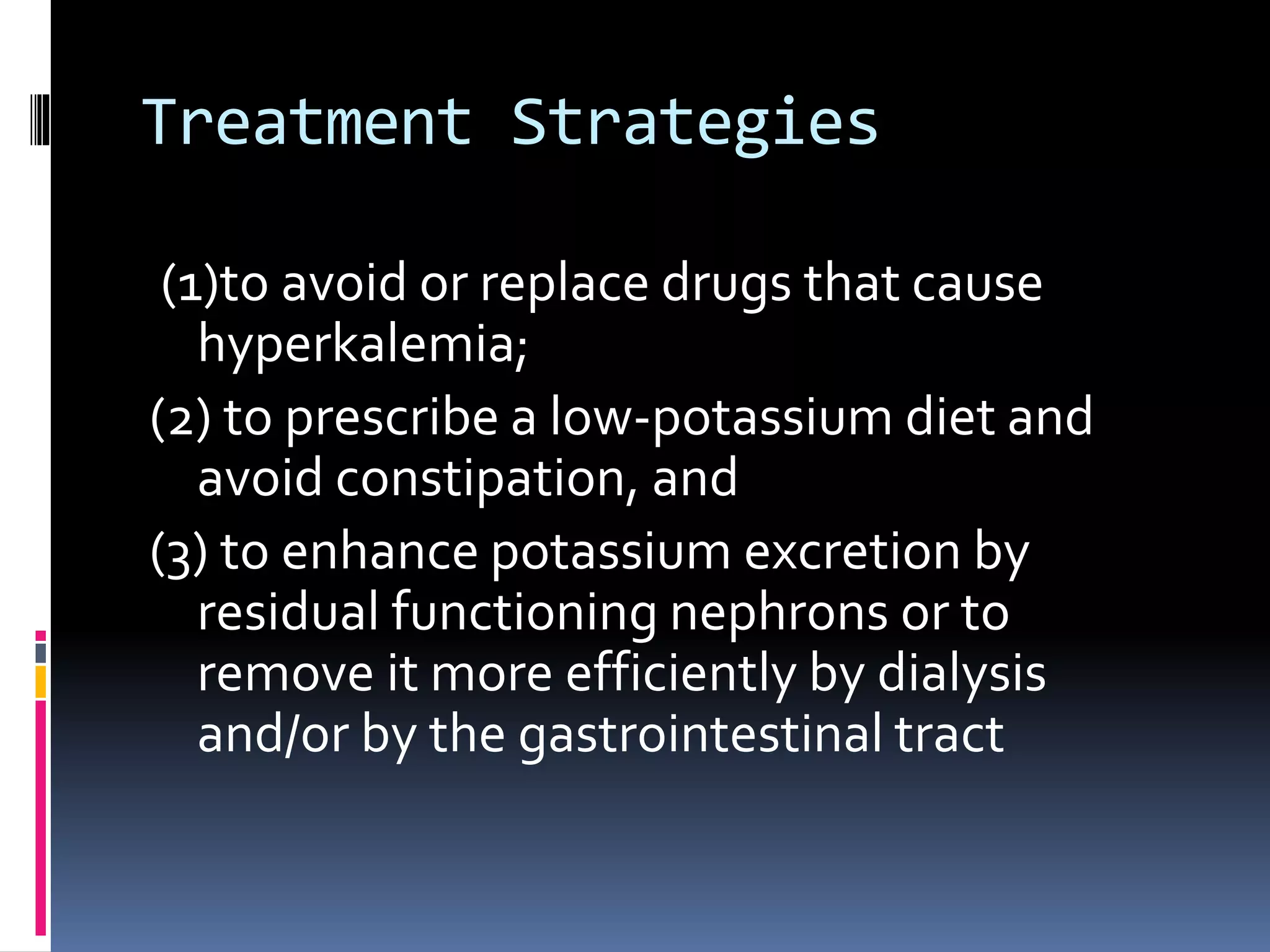 Management of hyperkalemia in ckd | PPTX