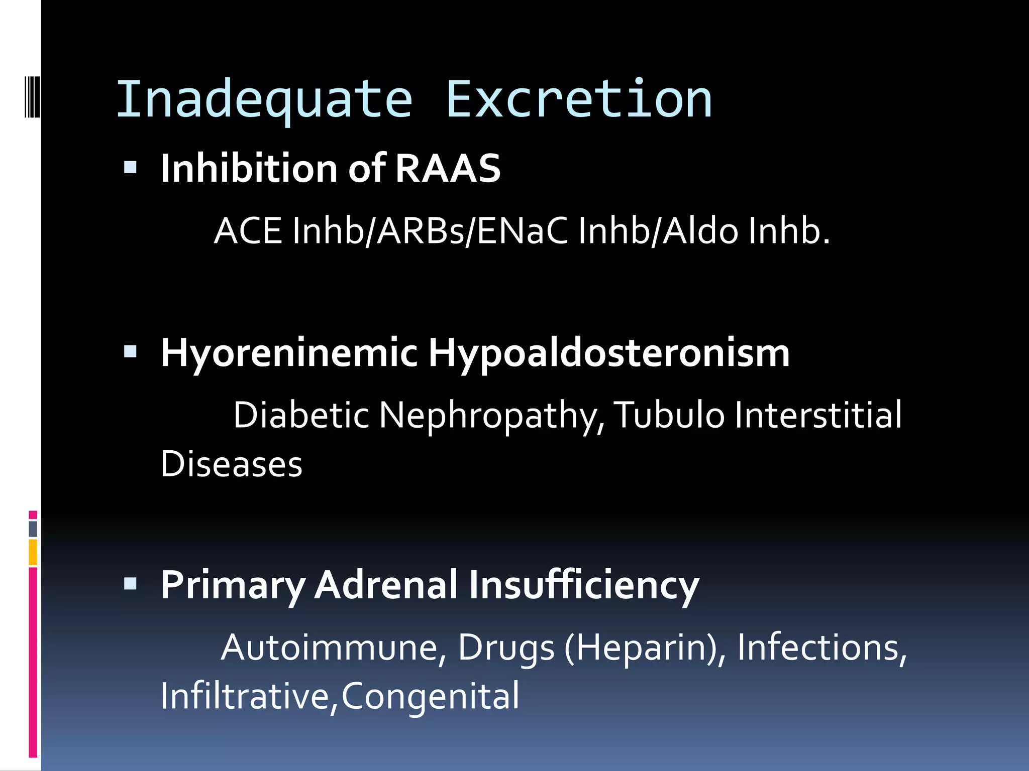 Management of hyperkalemia in ckd | PPTX