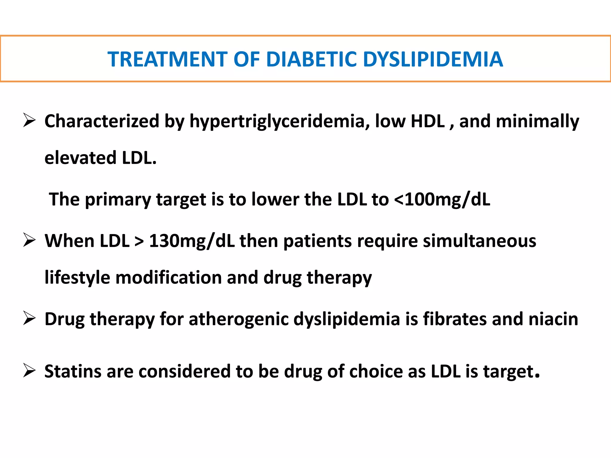 Management of Hyperlipidemia | PPTX