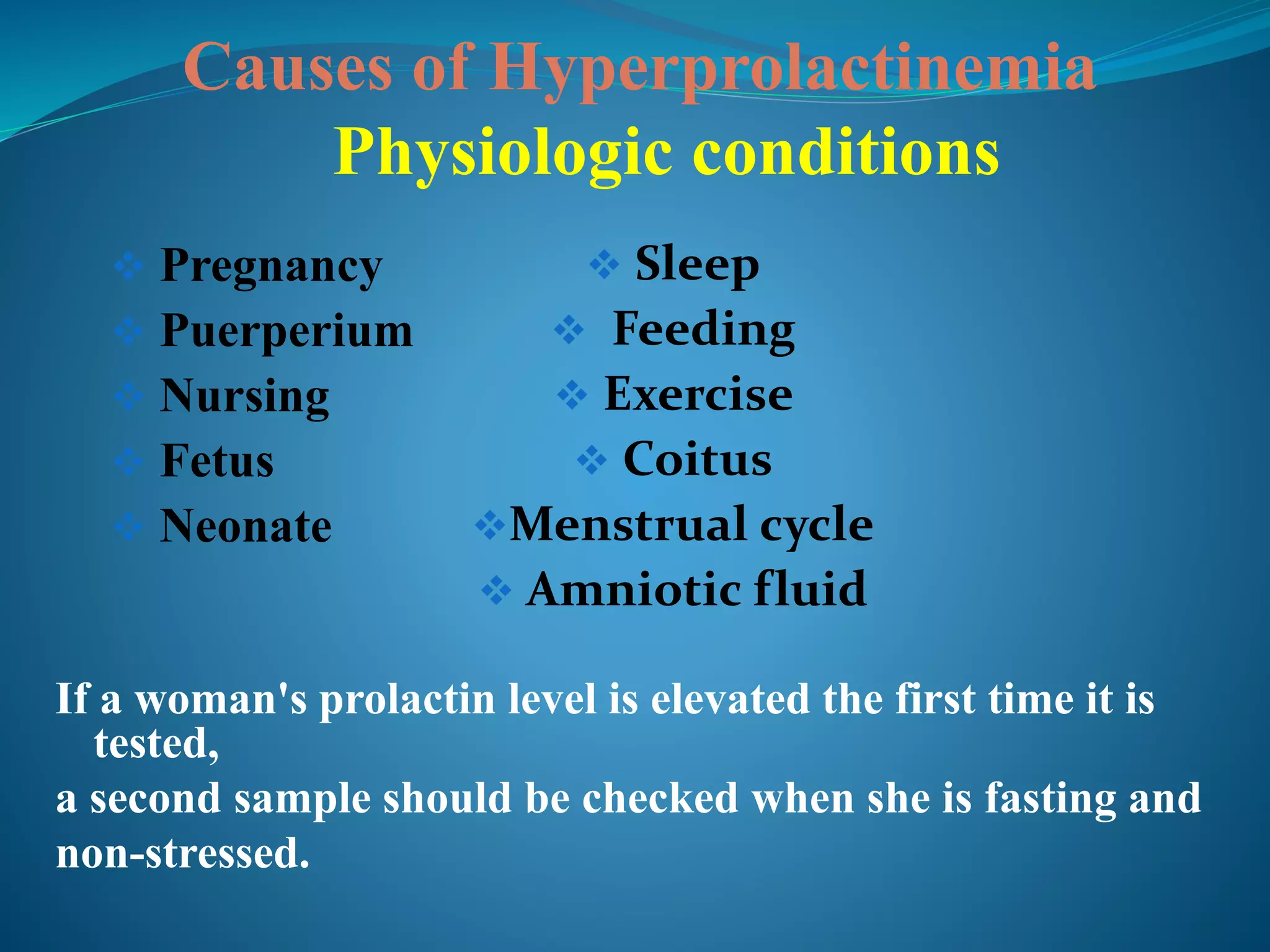Management of hyperprolactinemic disorders | PPTX