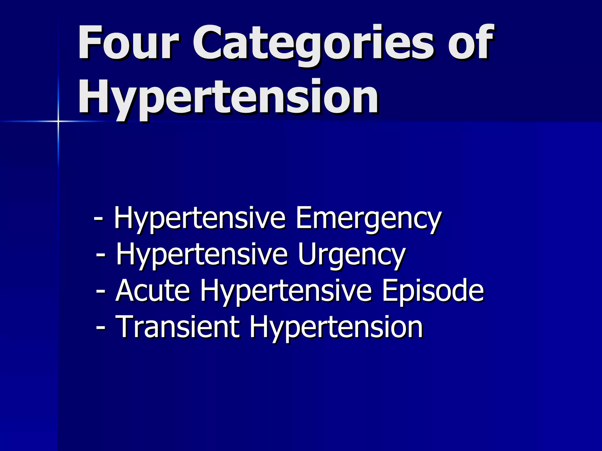 Management of hypertension hypotension in the er | PPT