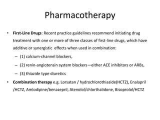 Management of hypertension and hypertensive emergencies | PPTX