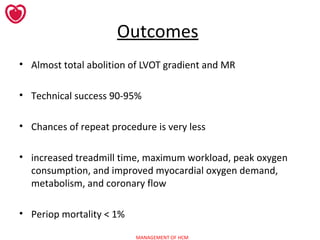 Management of hypertrophic cardiomyopathy | PPT