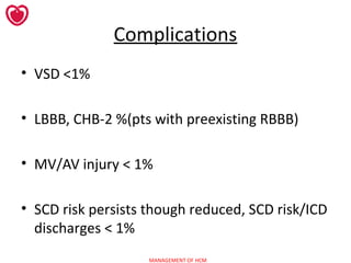 Management of hypertrophic cardiomyopathy | PPT