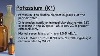 Management of Hypo and Hyperkalemia.pptx