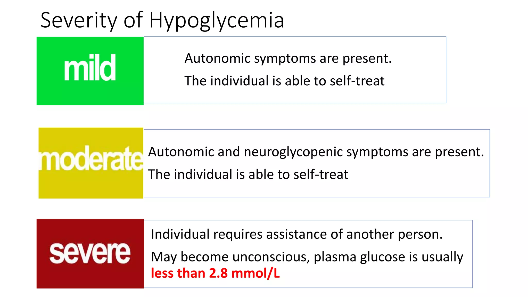 Management of hypoglycemia | PPTX