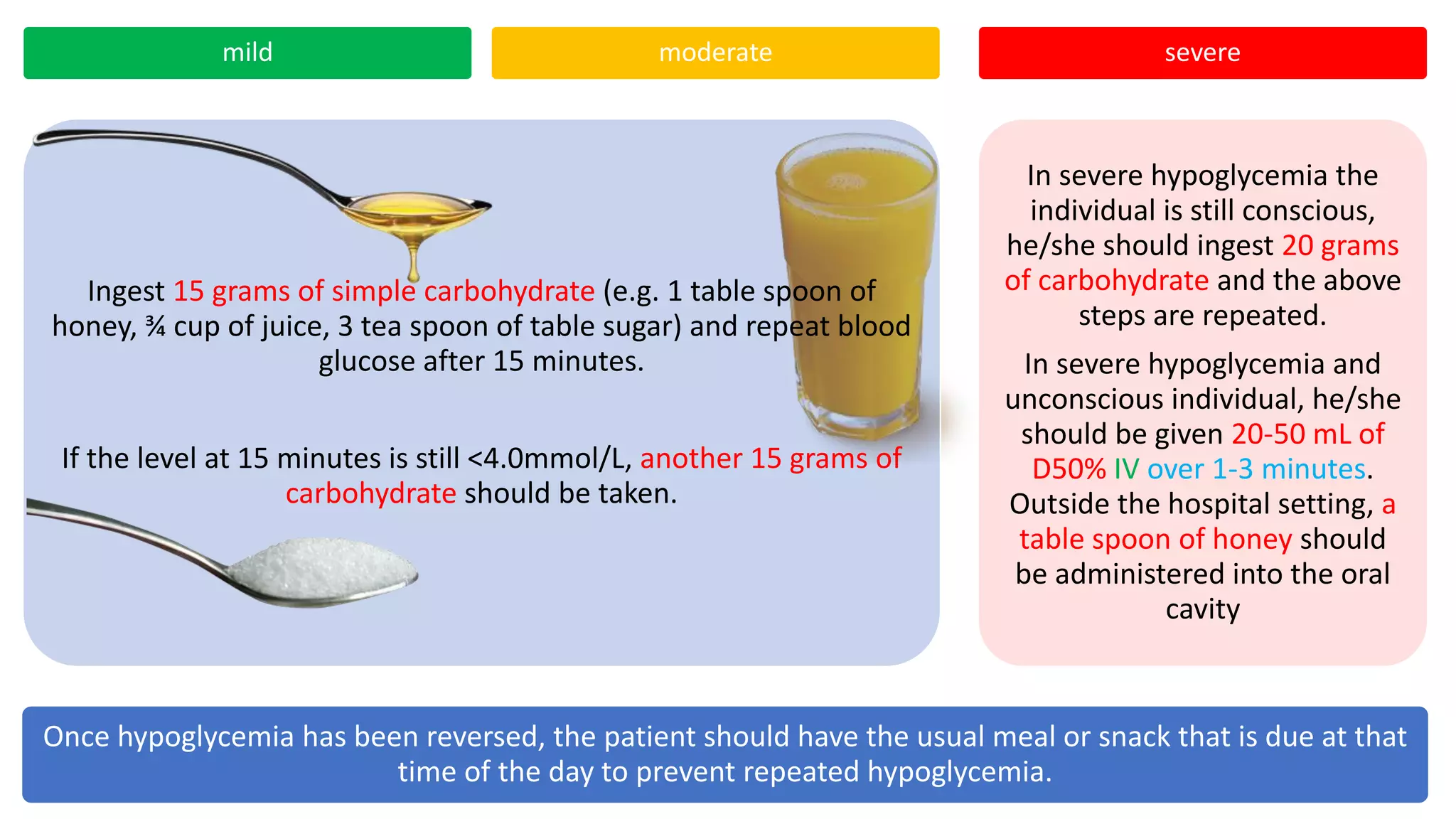 Management of hypoglycemia | PPTX
