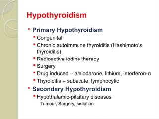 Management and approach of Hypothyroidism simplified | PPTX