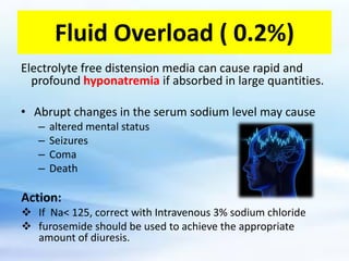 Management of hysteroscopic complication | PDF