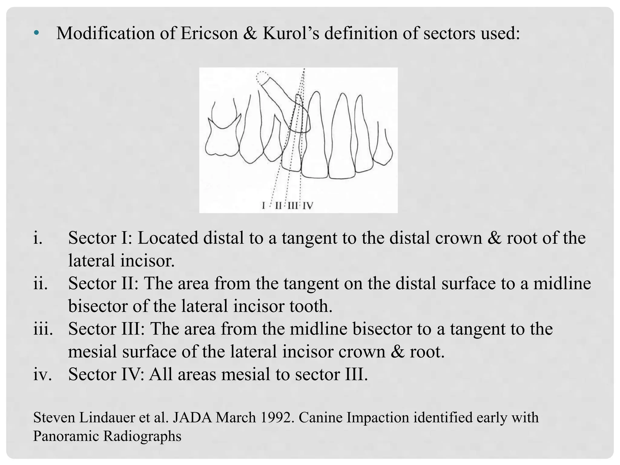 Management of impacted canines | PPTX