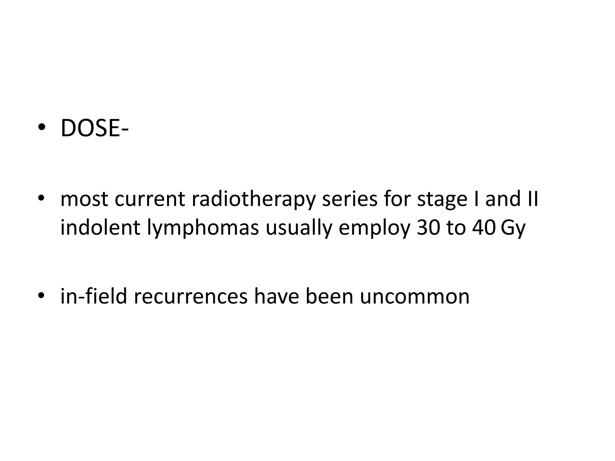 Indolent lymphoma-Management | PPTX