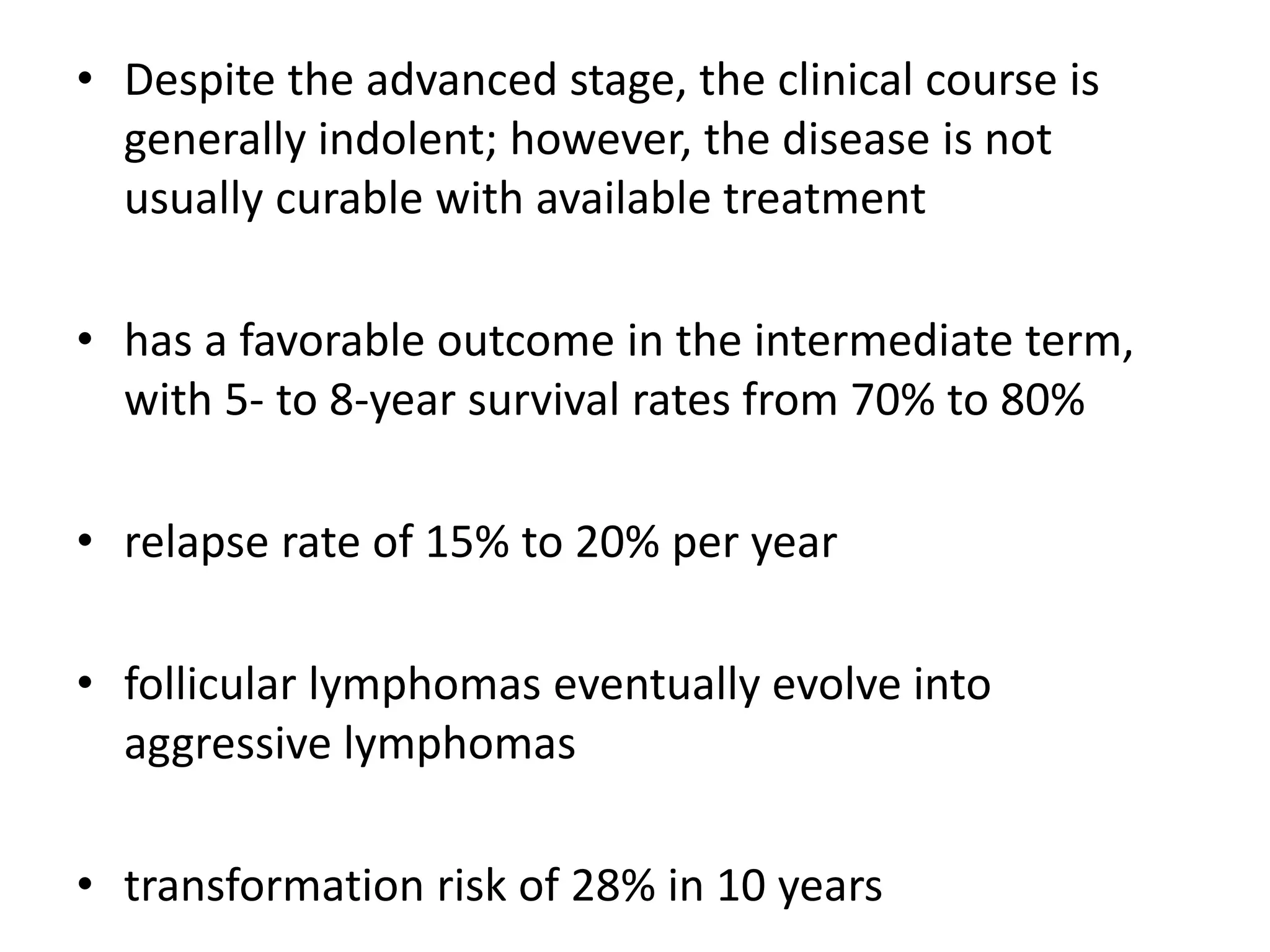 Indolent lymphoma-Management | PPTX