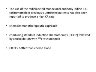 Indolent lymphoma-Management | PPTX