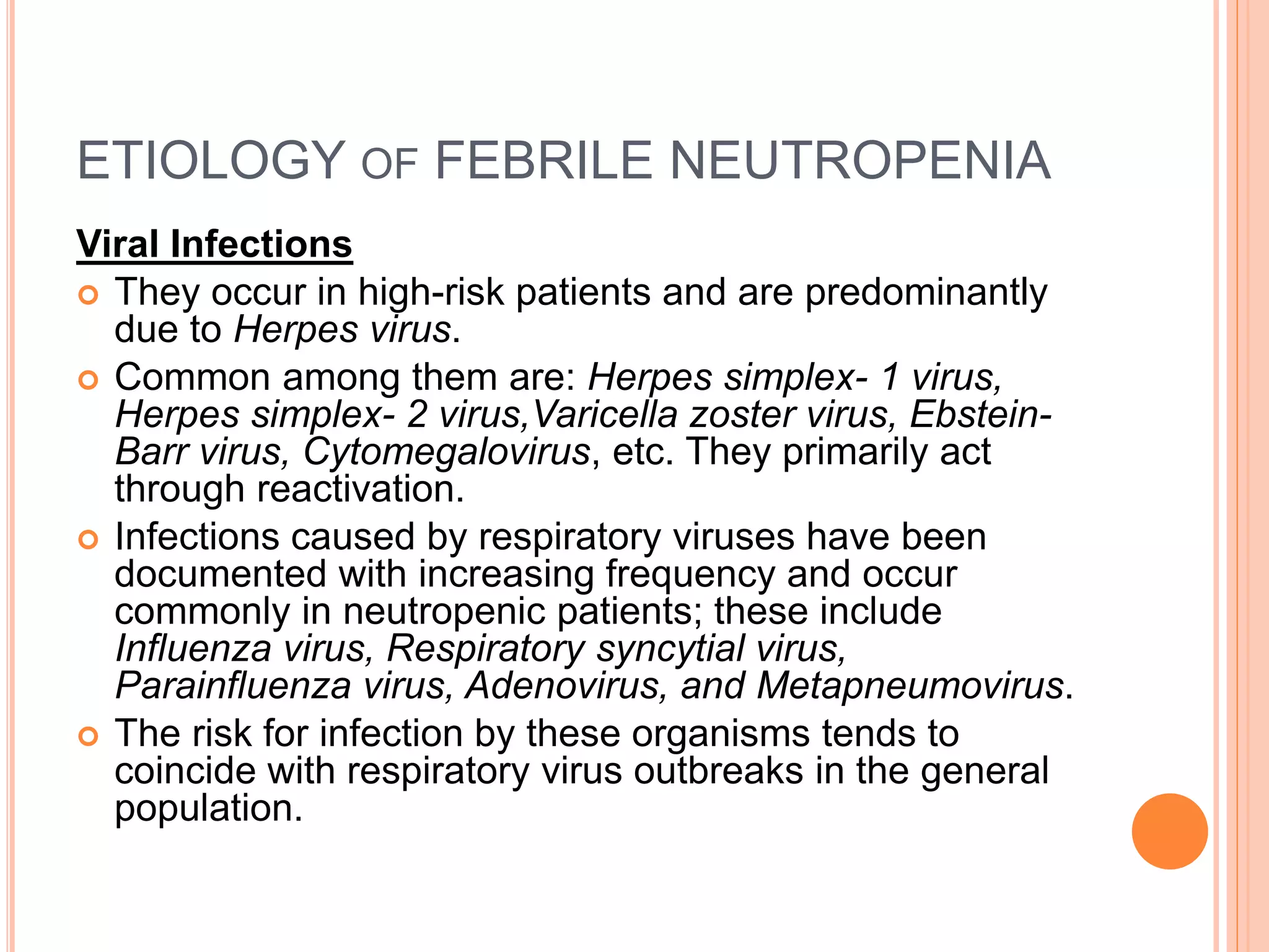 Management of infections in immunocompromised patients | PPTX