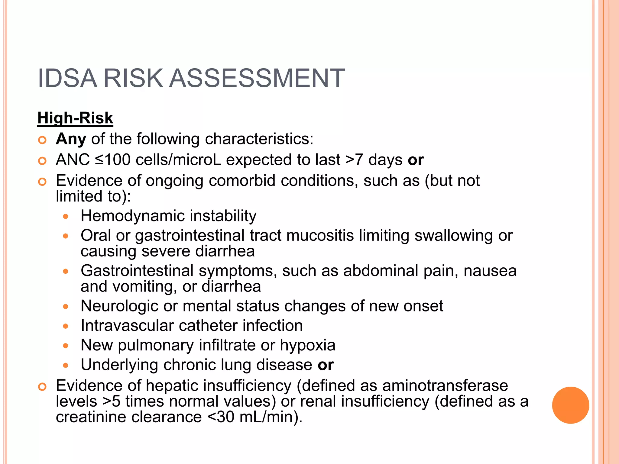 Management of infections in immunocompromised patients | PPTX
