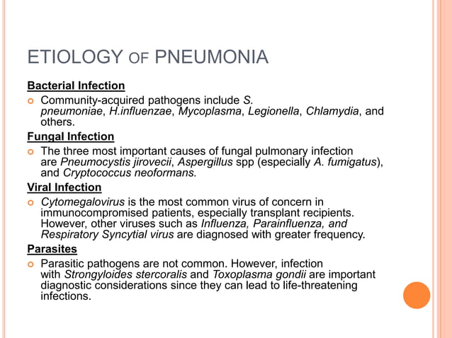 Management of infections in immunocompromised patients | PPTX ...