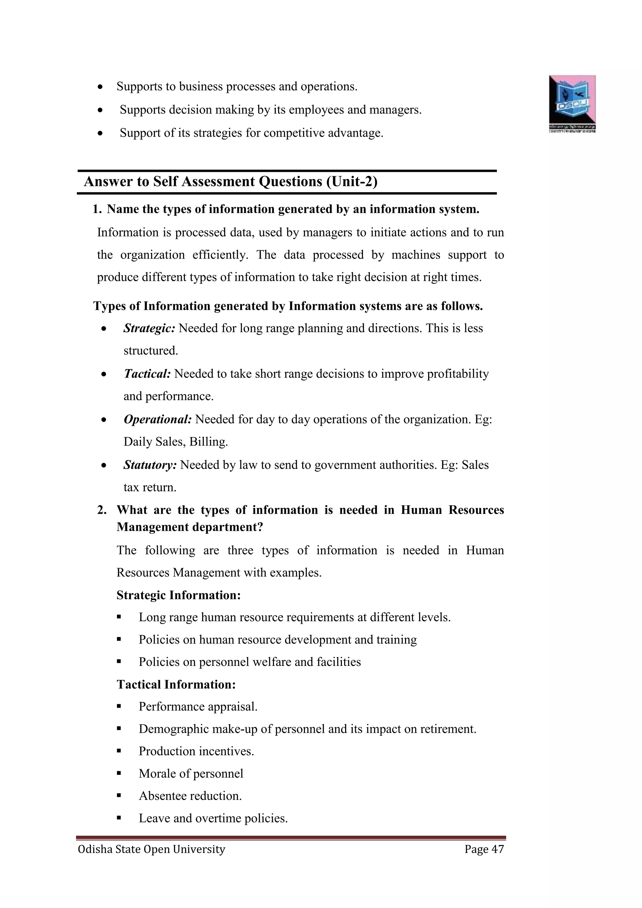 Management of information system | PDF