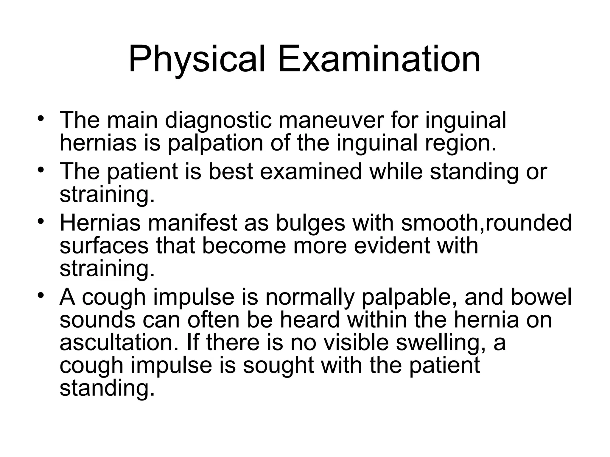Management of inguinal hernia | PPT