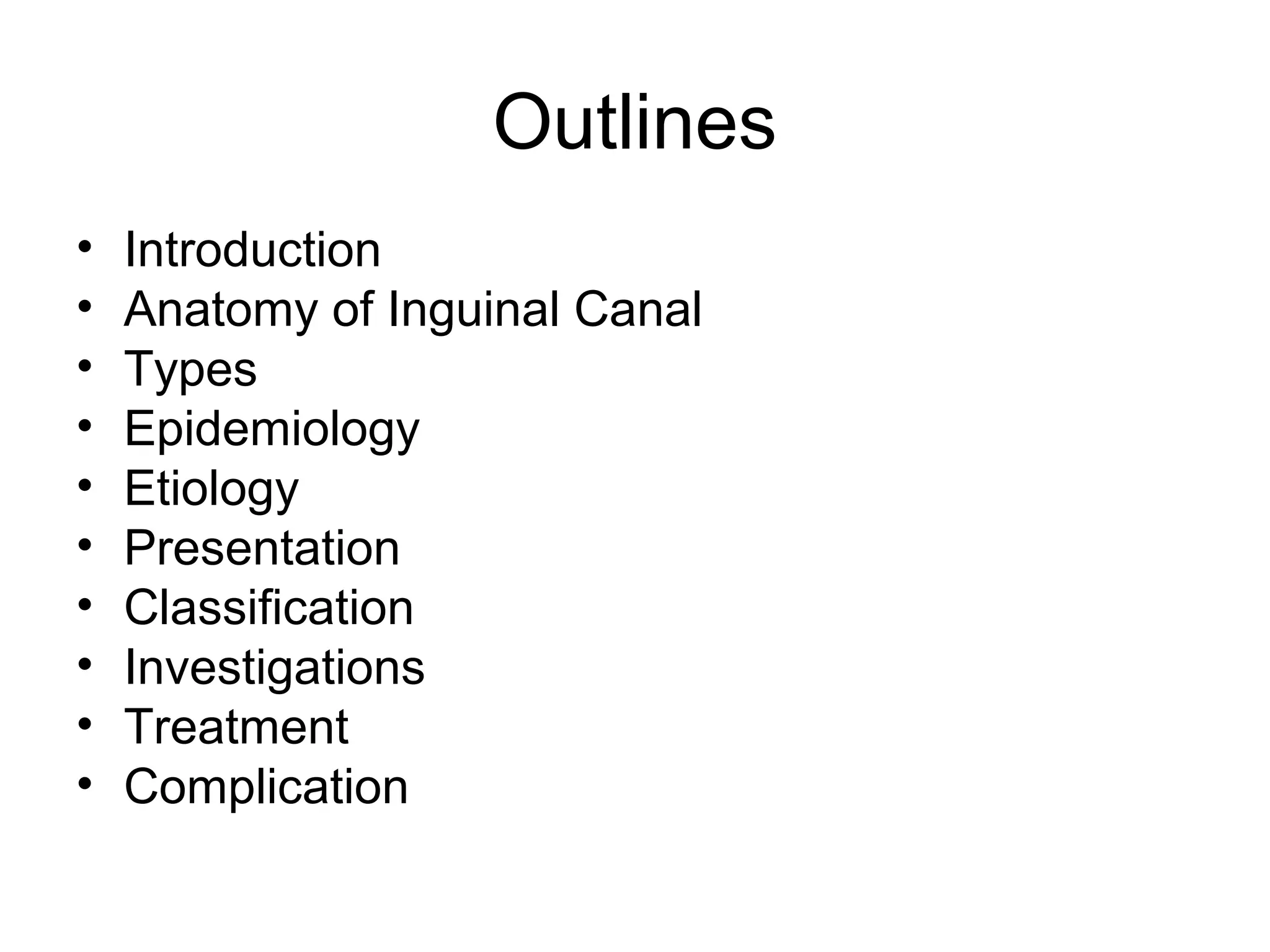 Management of inguinal hernia | PPT
