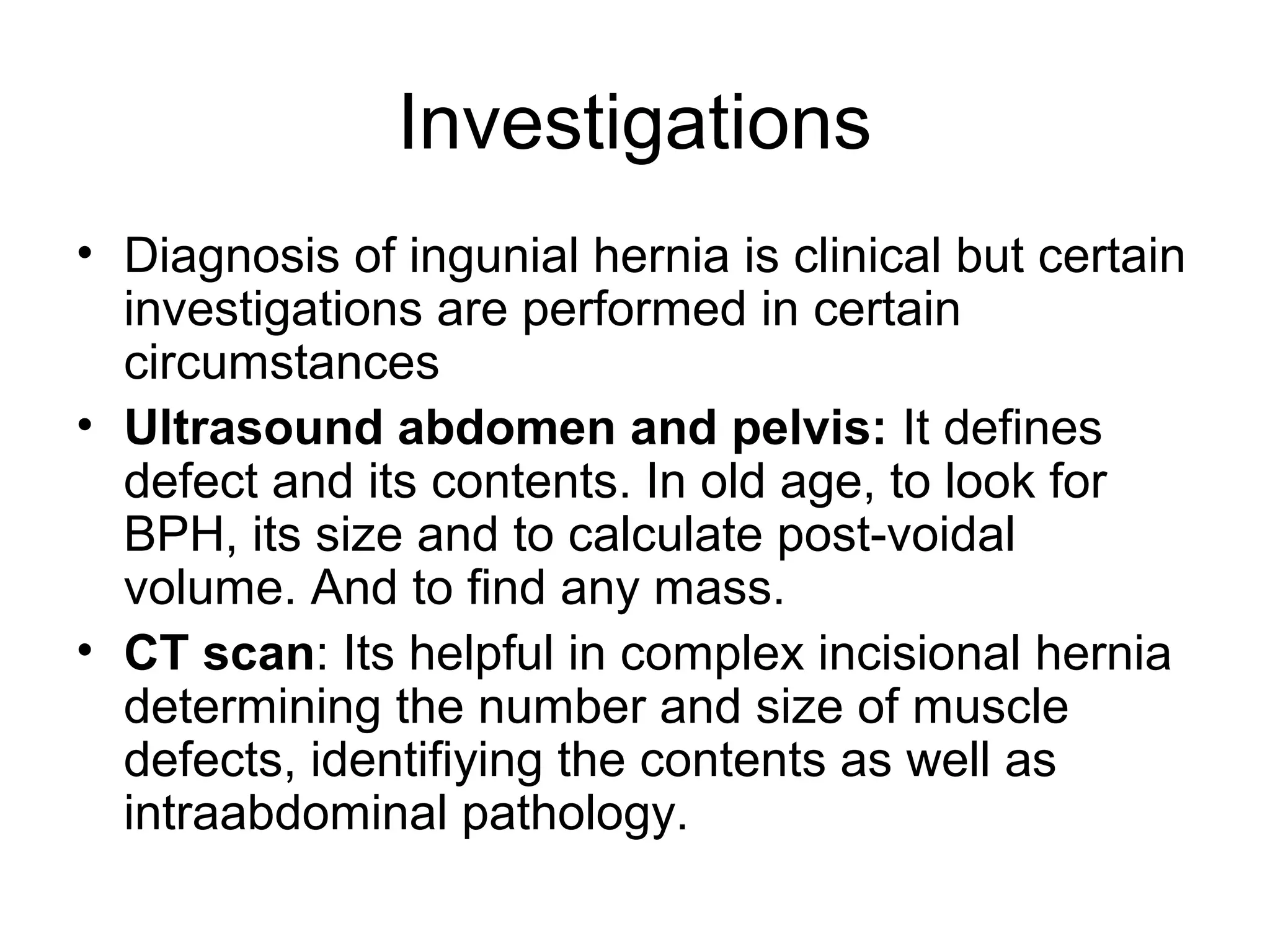 Management of inguinal hernia | PPT