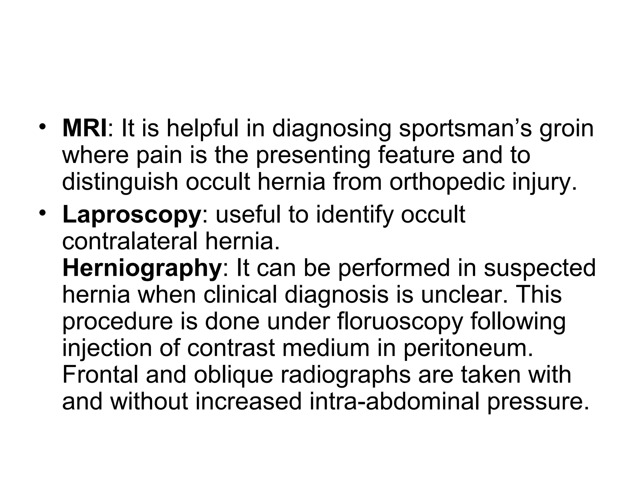 Management of inguinal hernia | PPT