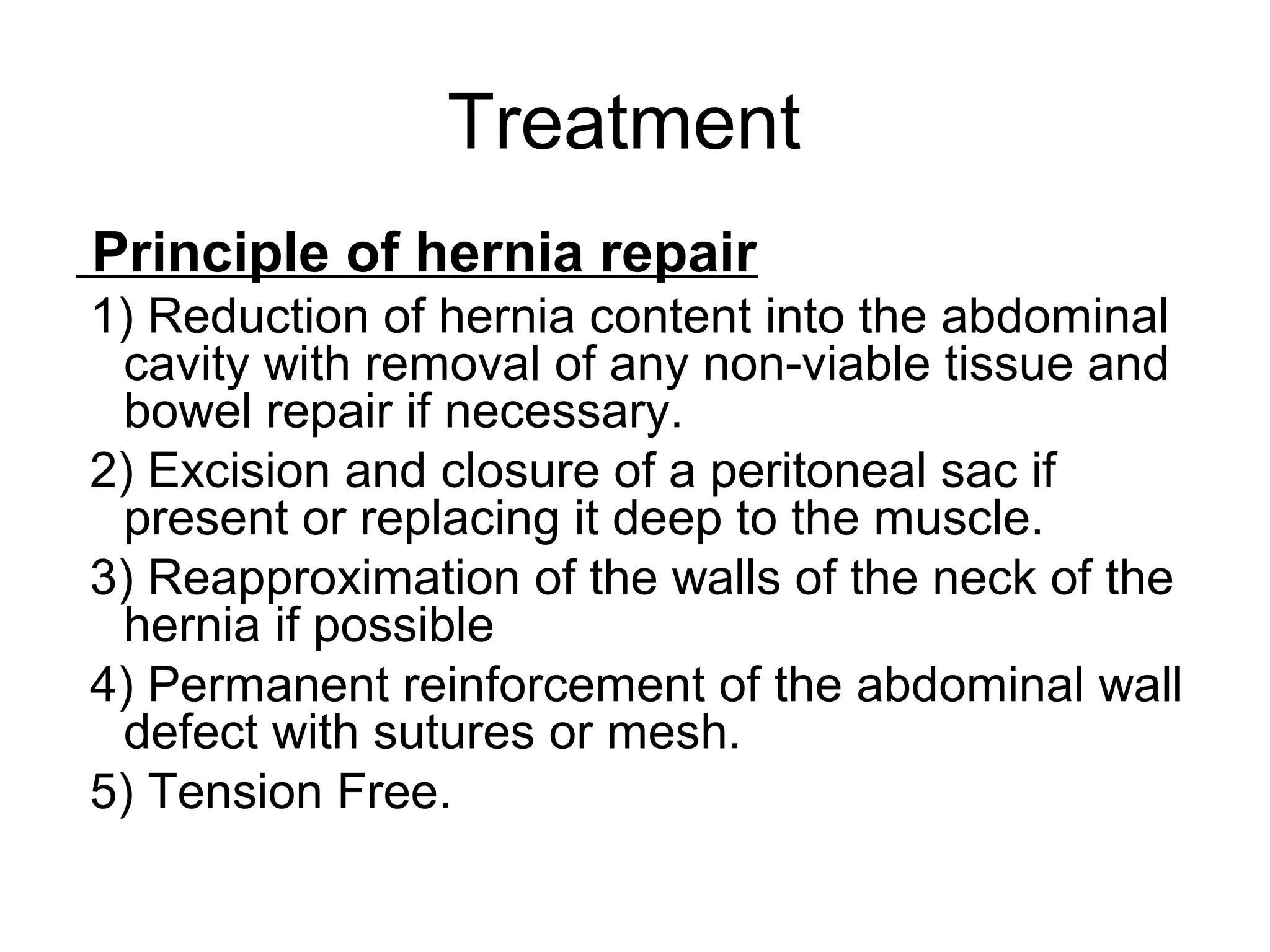 Management of inguinal hernia | PPT