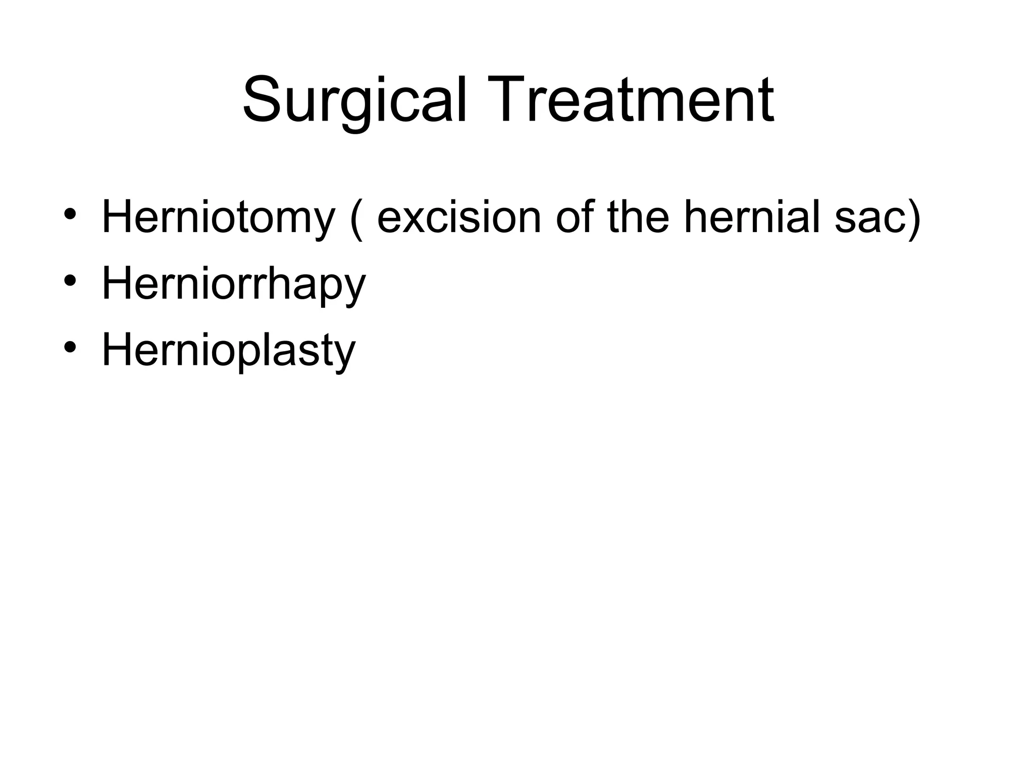 Management of inguinal hernia | PPT